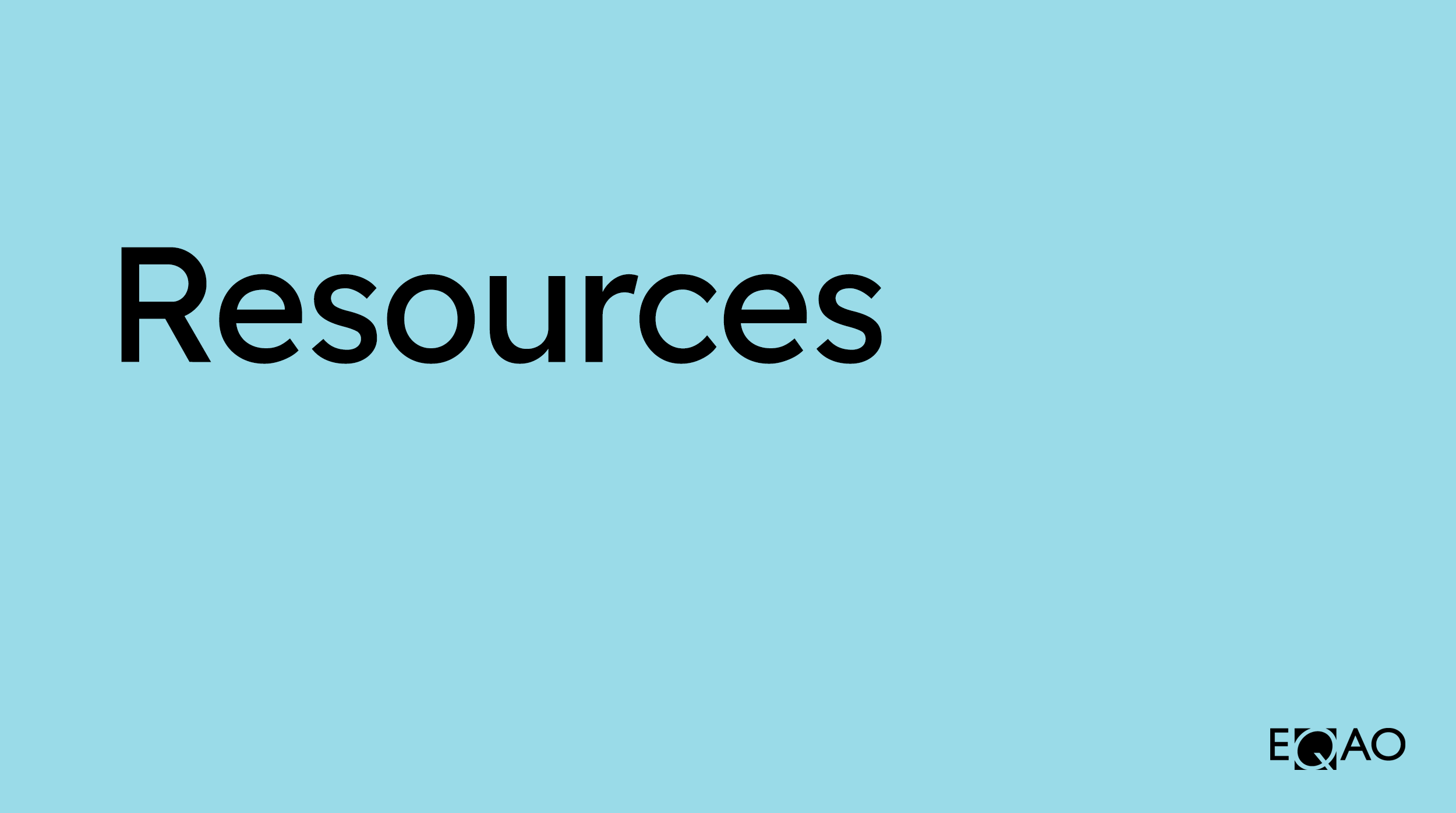 Resources